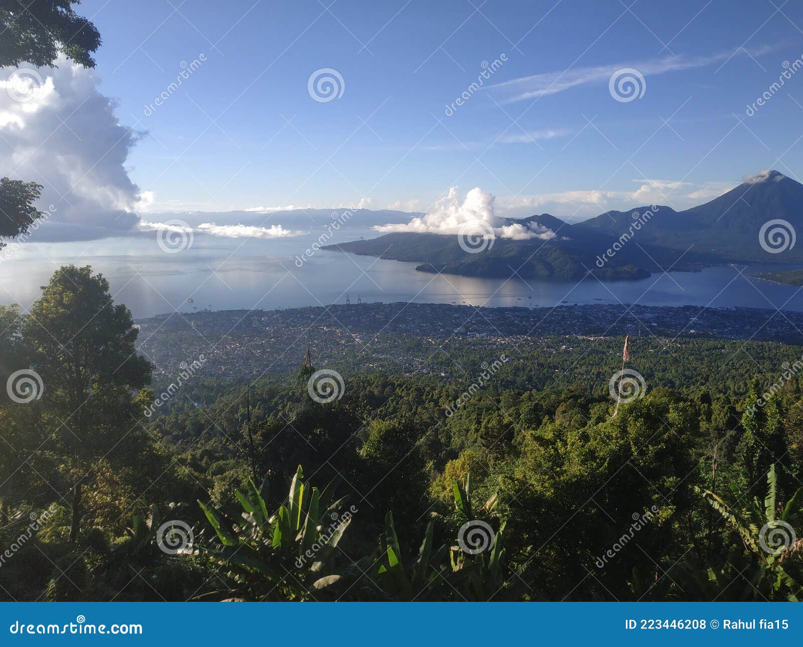 Take a Picture from Gamalama Mountain Stock Photo - Image of mountain ...