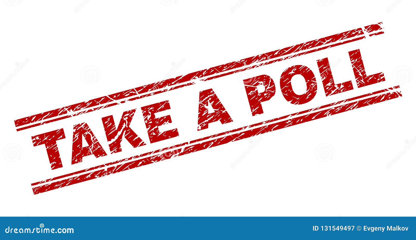 Scratched Textured TAKE a POLL Stamp Seal Stock Vector - Illustration ...