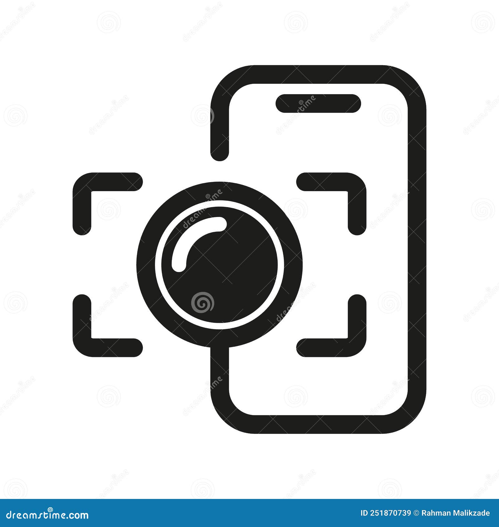 Take, Push on Phone, Selfie, Camera Phone Multi-Cameras Icons Stock ...