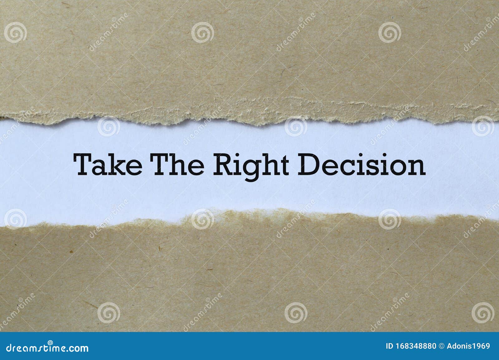 Do It Right Decision Process Future Strategy Solution Stock Photography ...
