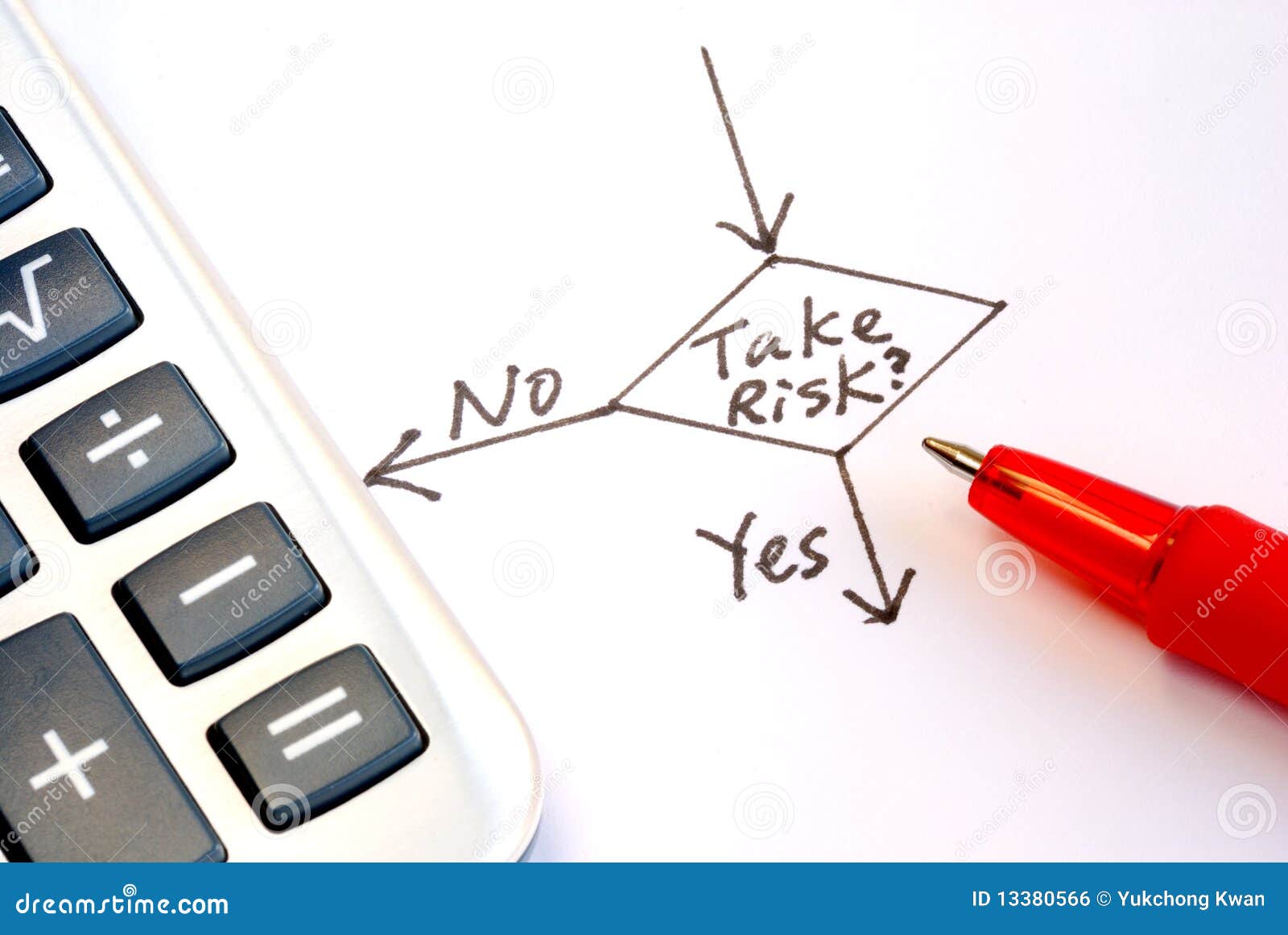 Take the risk or not stock photo. Image of analyze, factors - 13380566