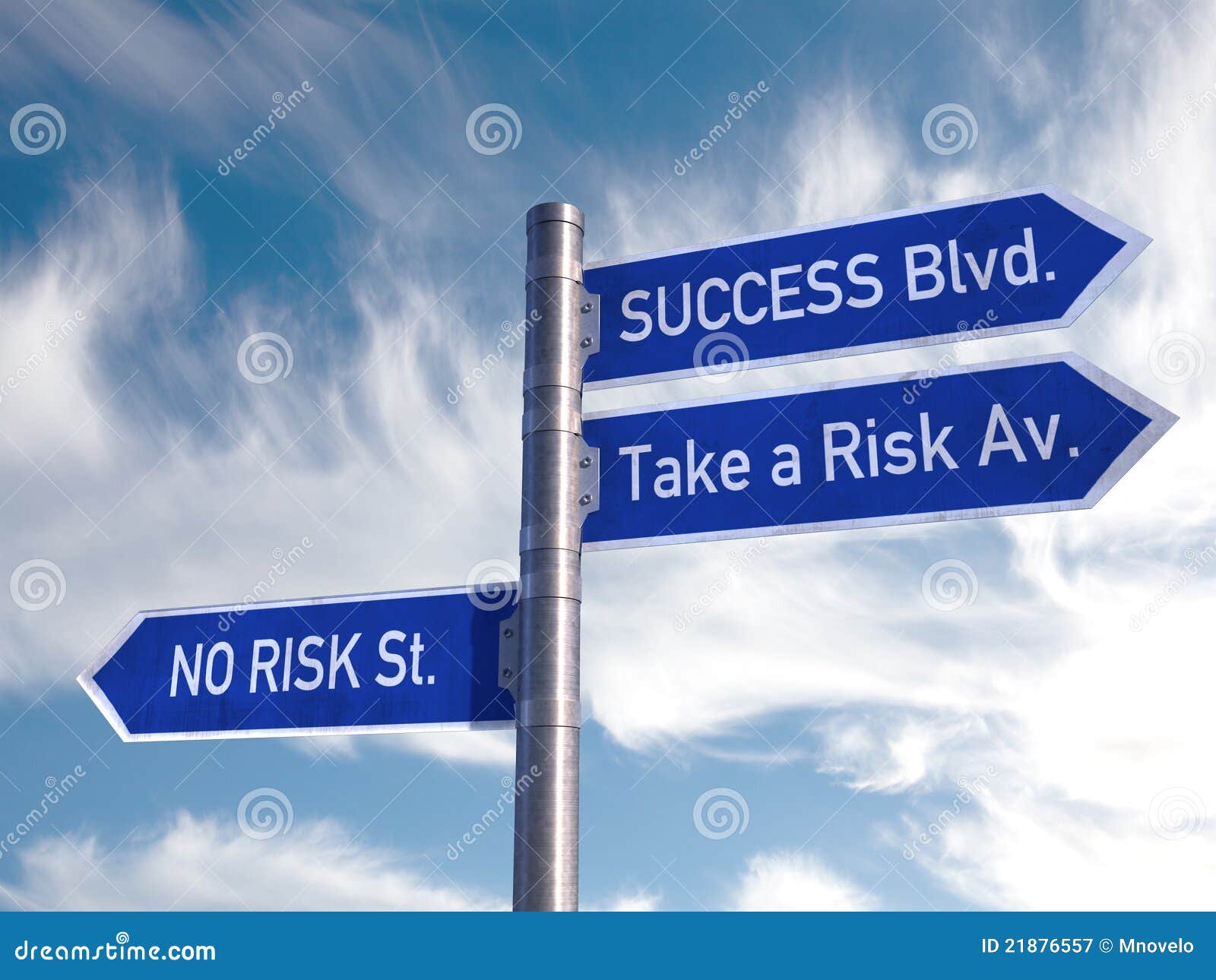 Take a Risk for Success stock illustration. Illustration of direction ...