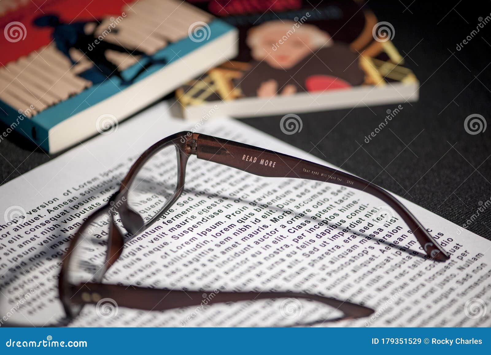 Take Some Time, Pick a Book, and READ. Stock Image - Image of frames ...