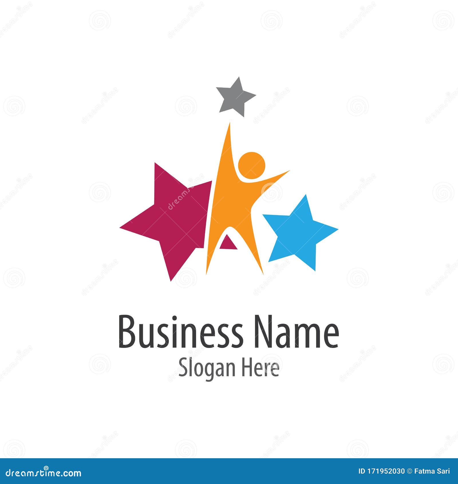 Human With Big Stars, Worker Rating, Assessment, Feedback Grey Icon ...