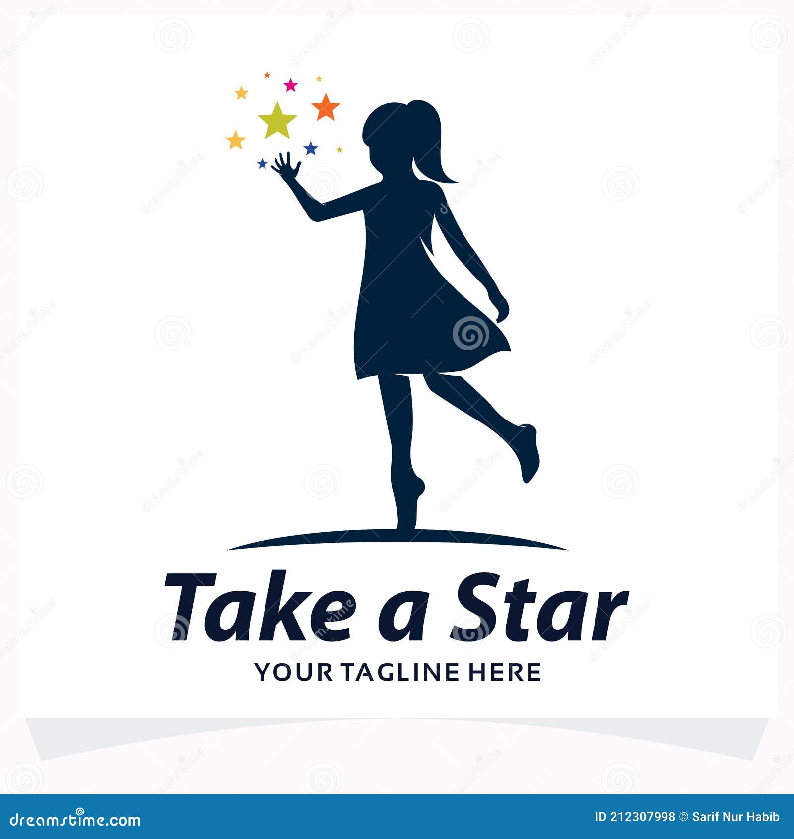 Take a Star Logo Design Template Stock Vector - Illustration of leaders ...
