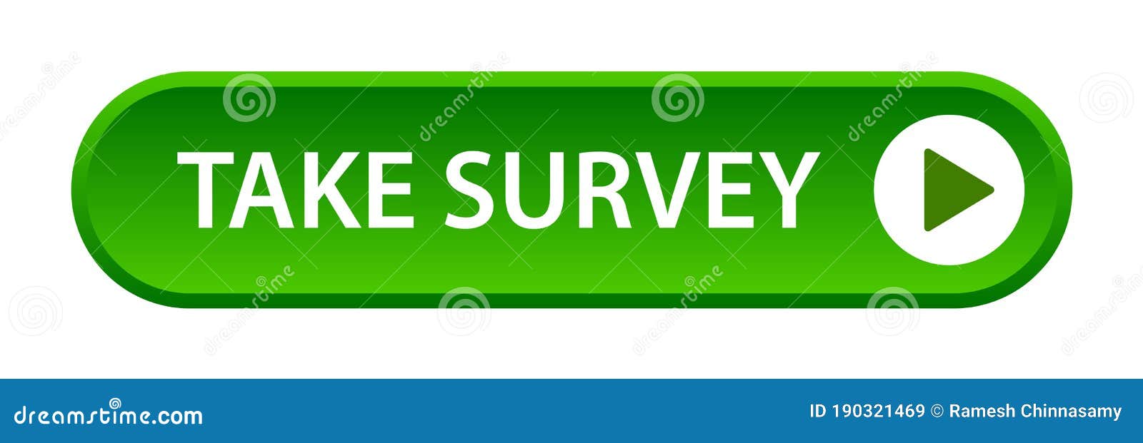 Take survey button stock vector. Illustration of design - 190321469