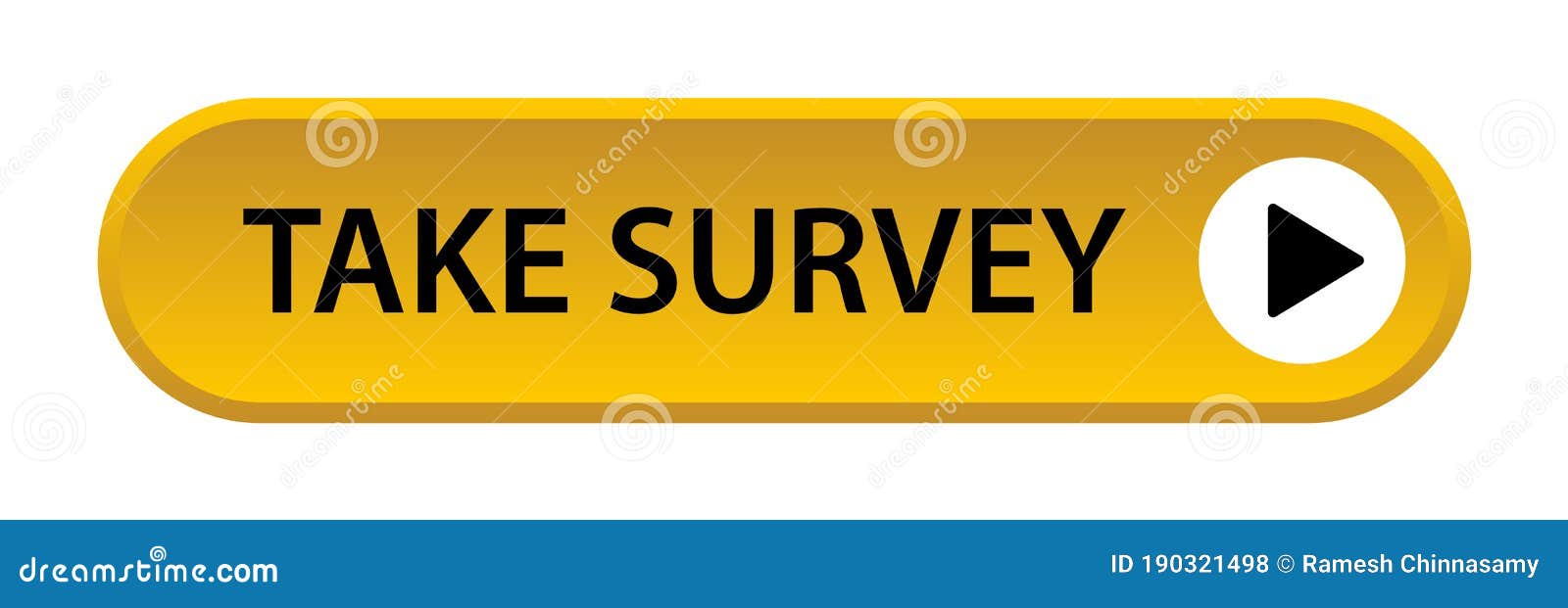 Take survey button stock vector. Illustration of design - 190321498