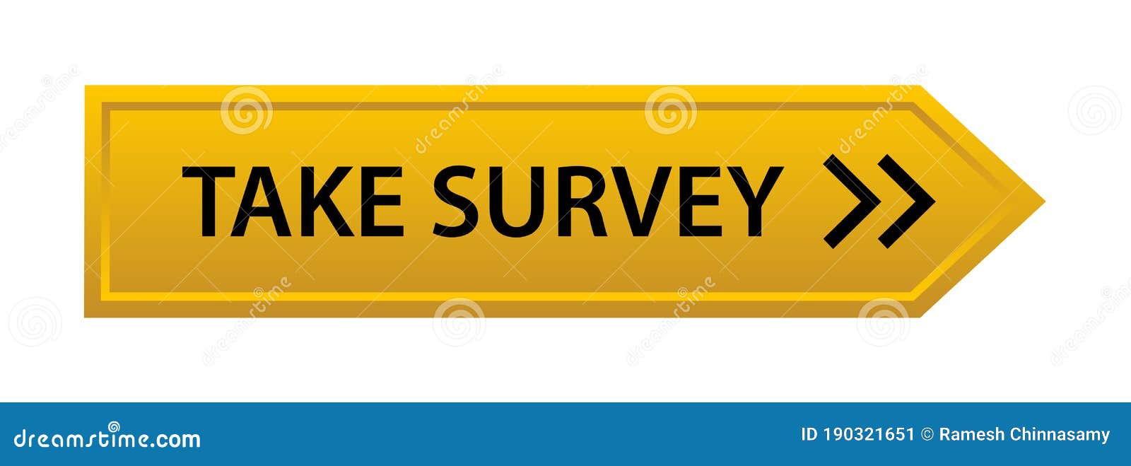 Take survey button stock vector. Illustration of design - 190321651