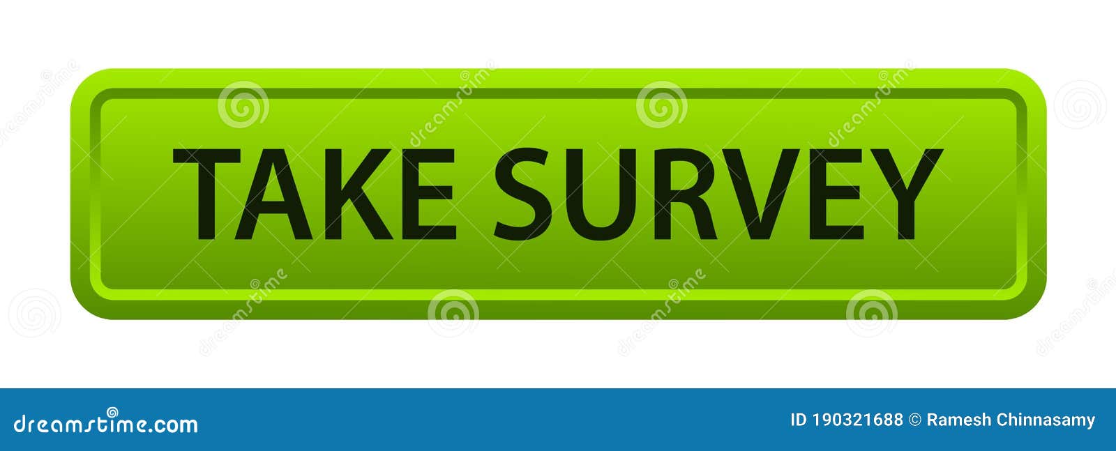 Take survey button stock vector. Illustration of icon - 190321688