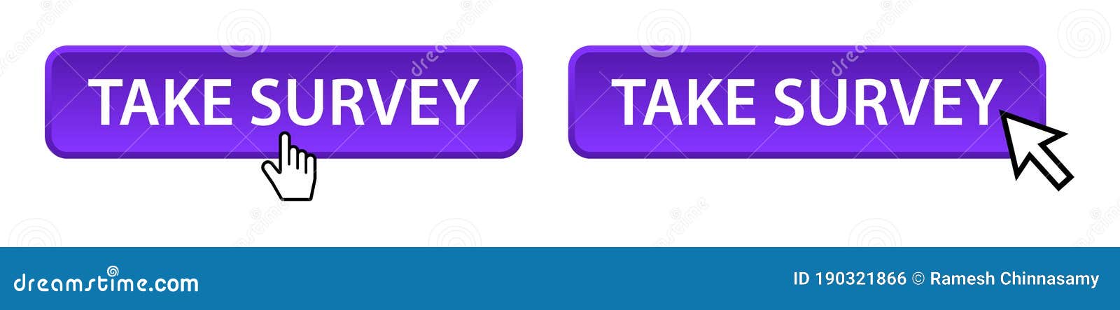 Take survey button stock vector. Illustration of enter - 190321866