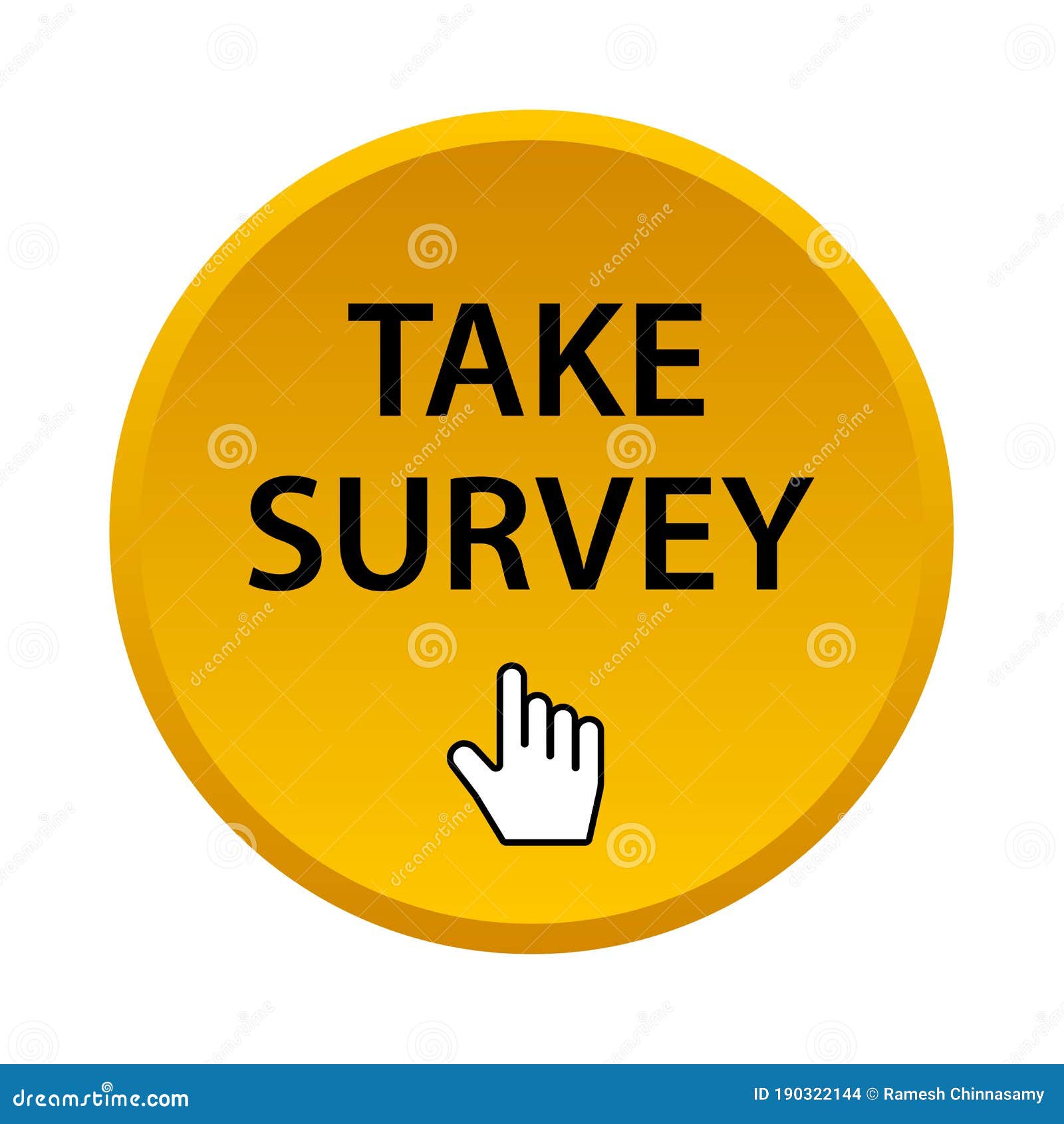 Take survey button stock vector. Illustration of business - 190322144