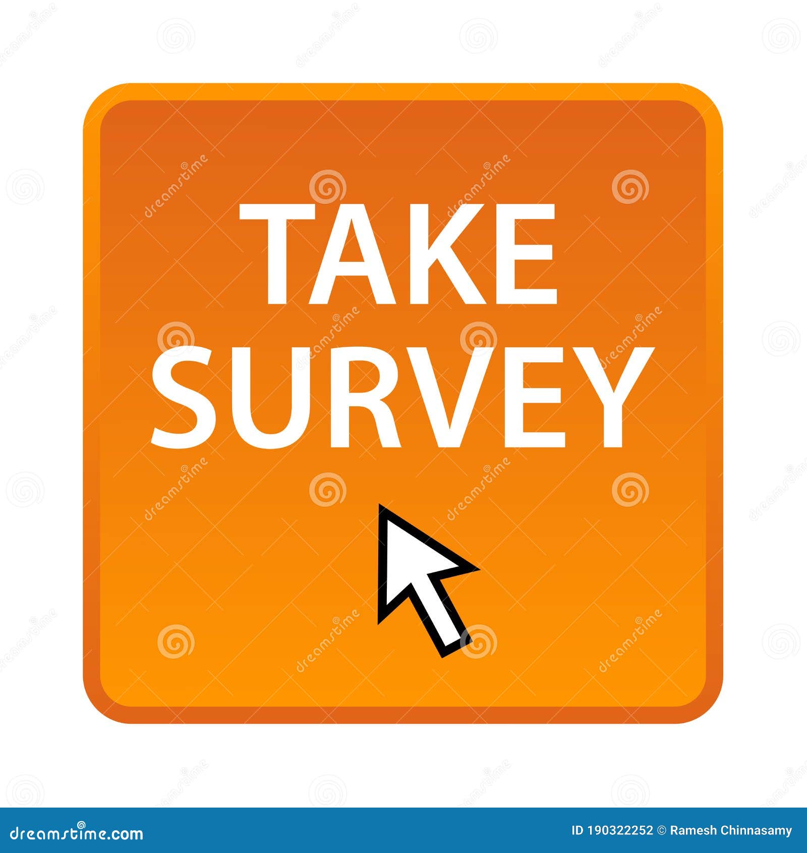 Take survey button stock vector. Illustration of information - 190322252