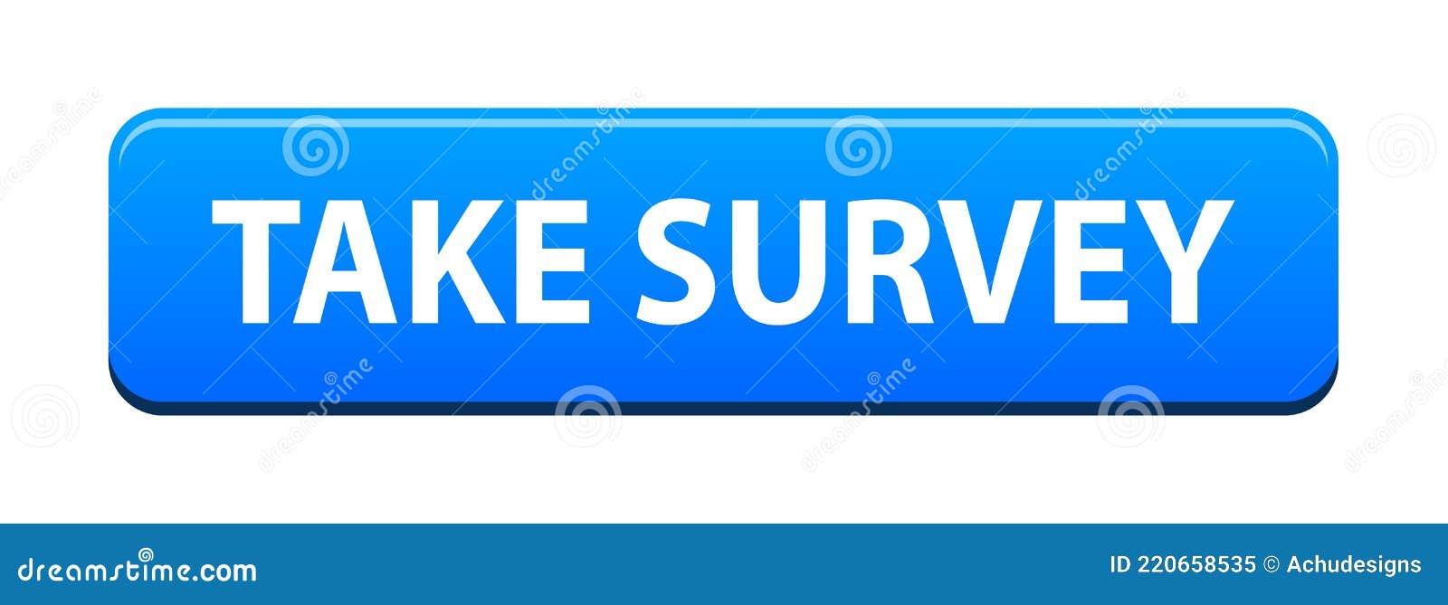 Take survey button stock vector. Illustration of blue - 220658535