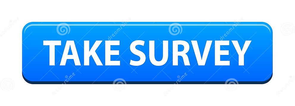 Take survey button stock vector. Illustration of blue - 220658535