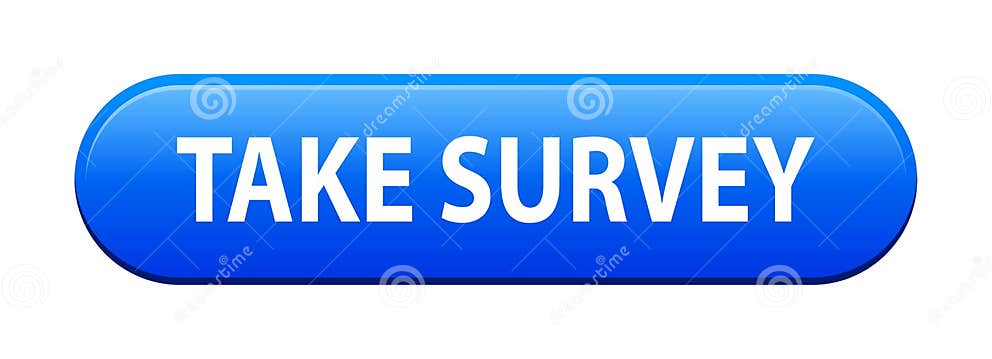 Take survey button stock vector. Illustration of editable - 220658637