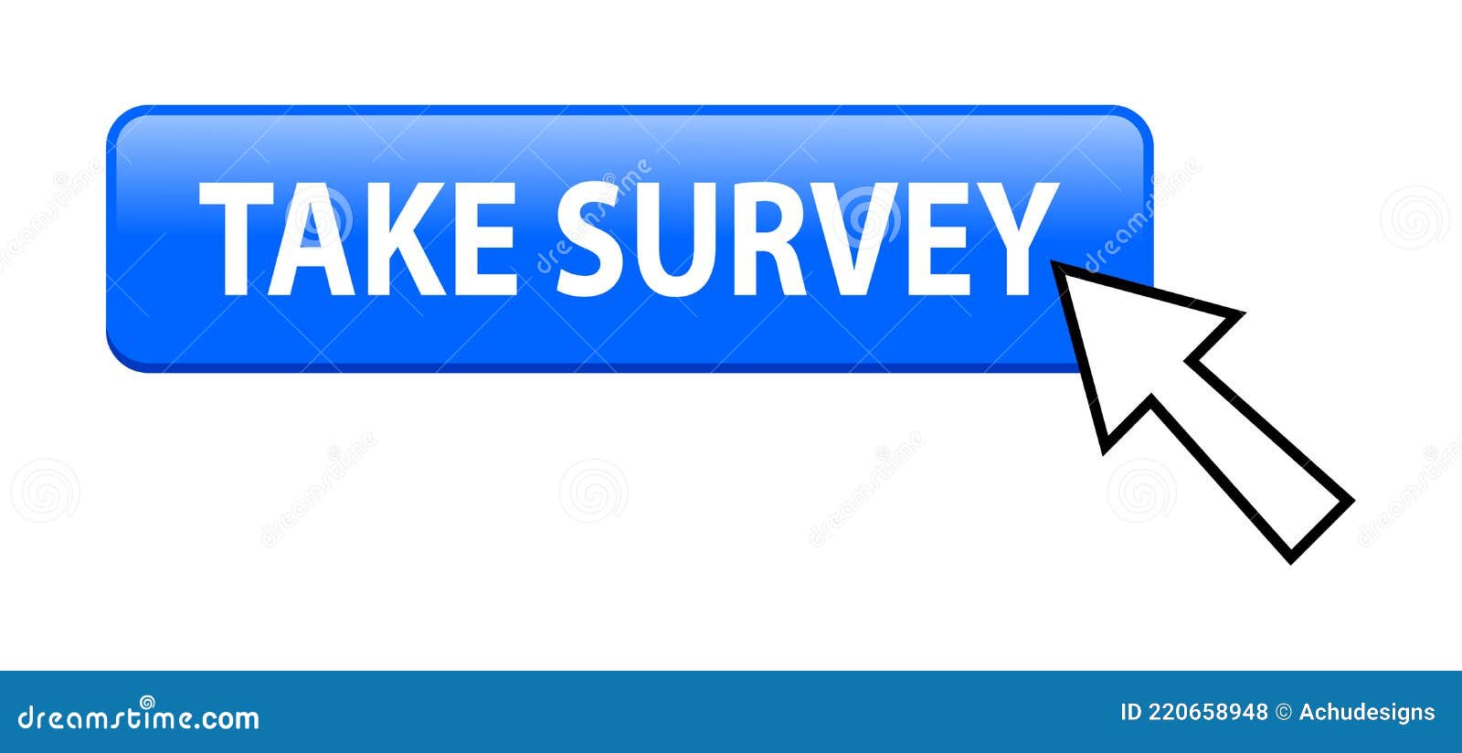 Take survey button stock vector. Illustration of click - 220658948