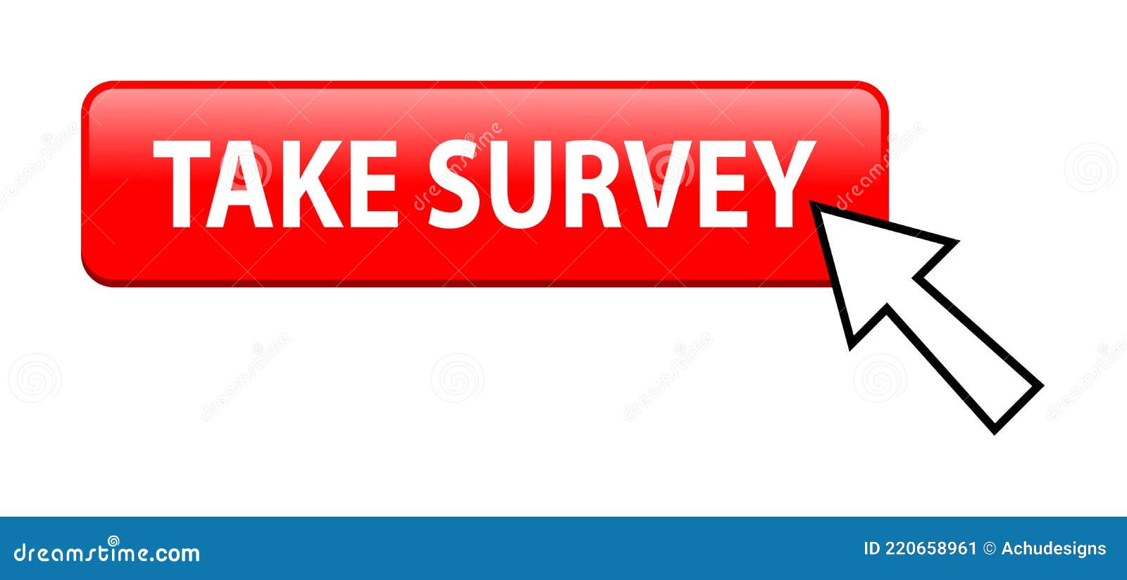 Take survey button stock vector. Illustration of choice - 220658961