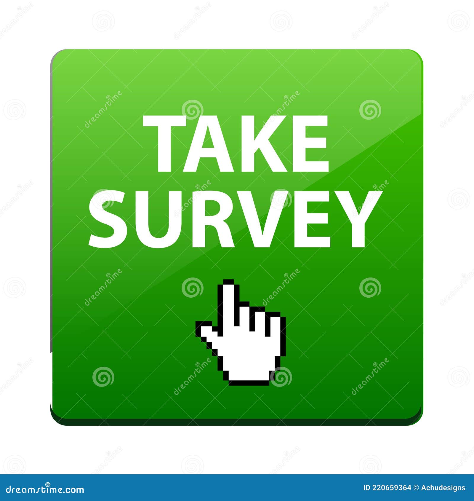 Take survey button stock vector. Illustration of choice - 220659364