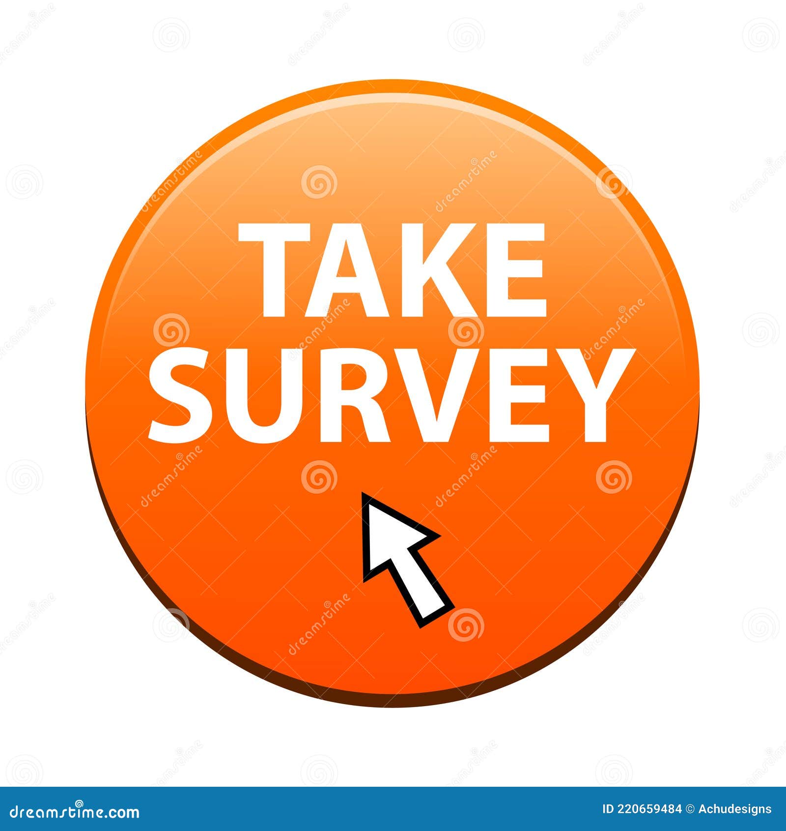 Take survey button stock vector. Illustration of check - 220659484
