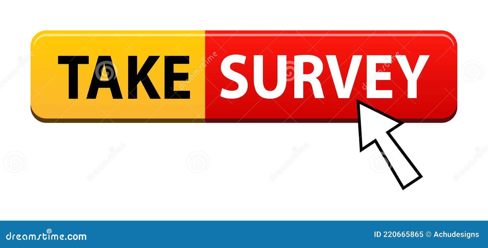 Take survey button stock vector. Illustration of enter - 220665865