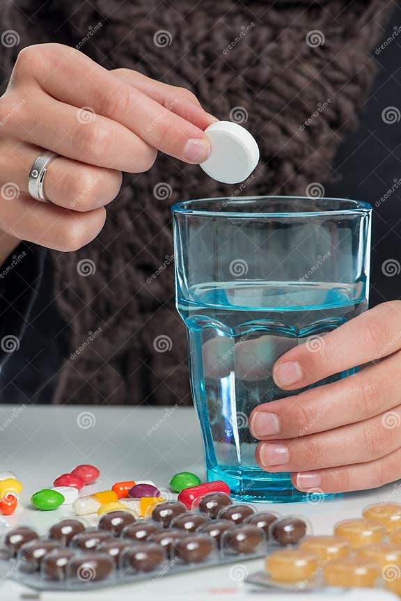 Take tablets stock image. Image of season, blister, colourful - 42335831