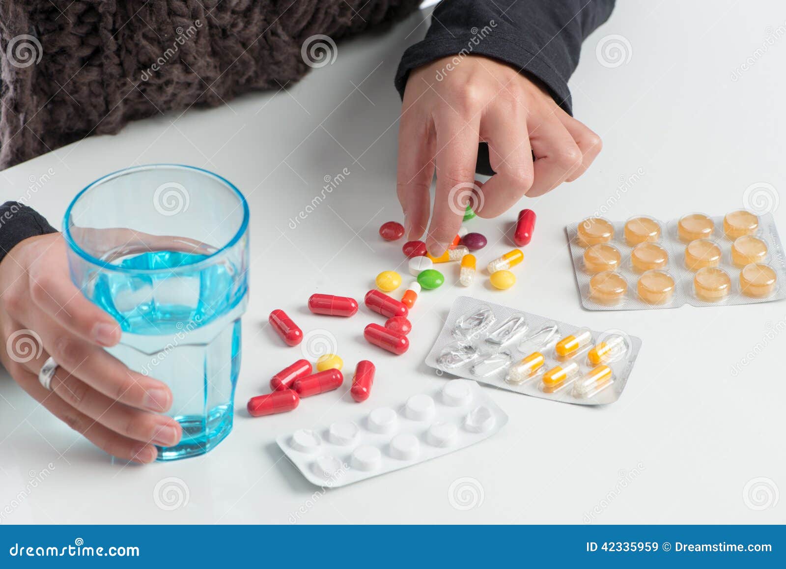 Take Tablets Royalty-Free Stock Photography | CartoonDealer.com #42336239