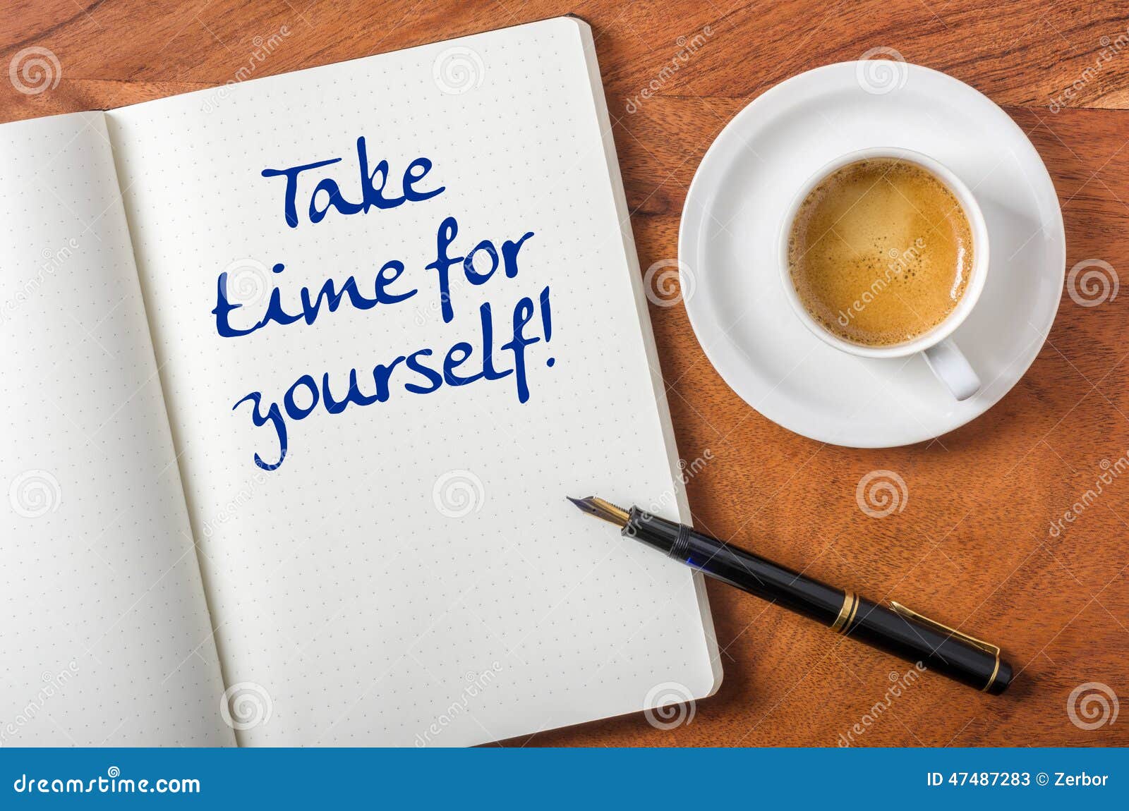Take time for yourself stock image. Image of motivation - 47487283