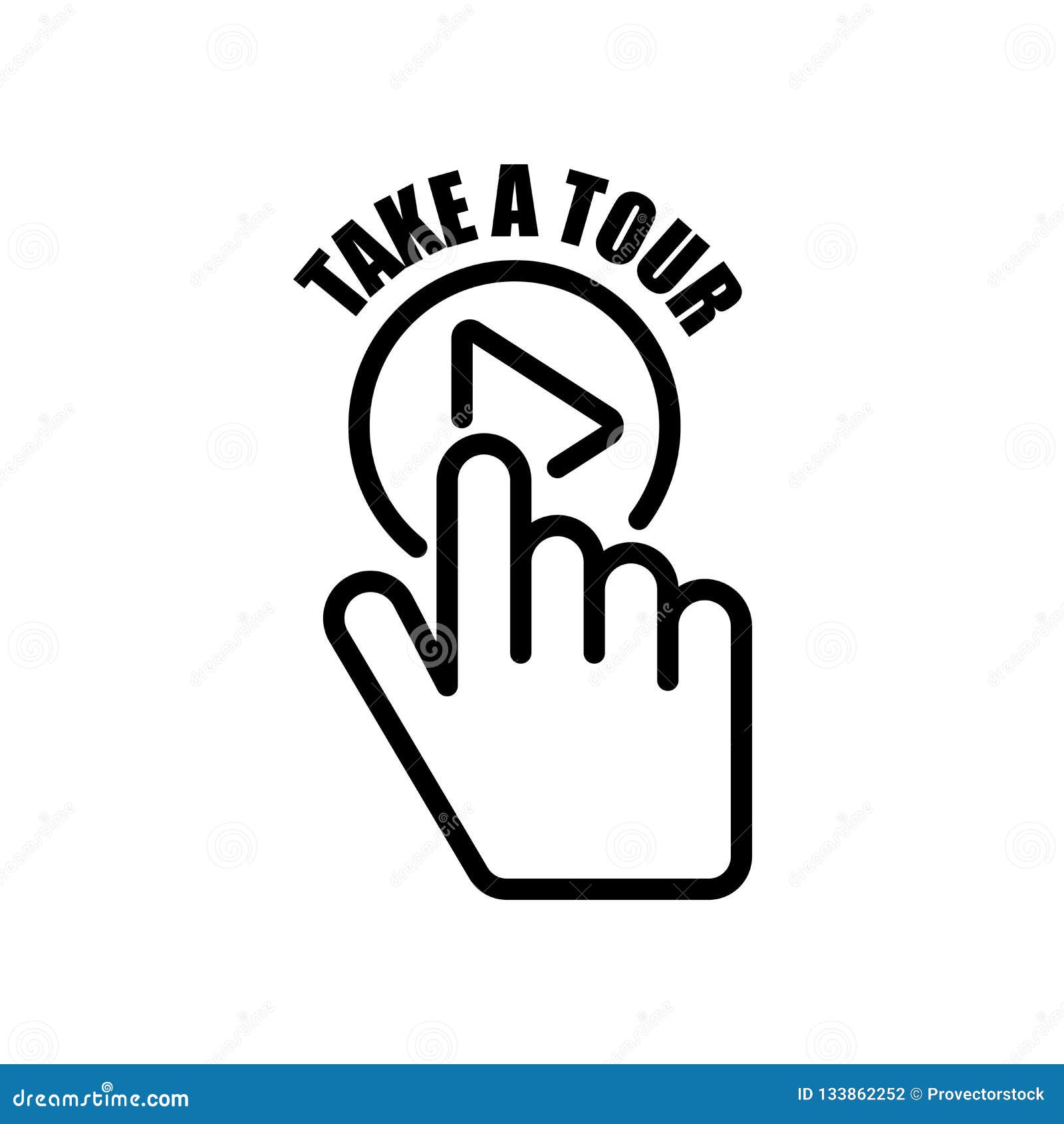 Take a Tour Icon Isolated on White Background Stock Vector ... Take a Tour Icon Isolated on White Background Stock Vector ...