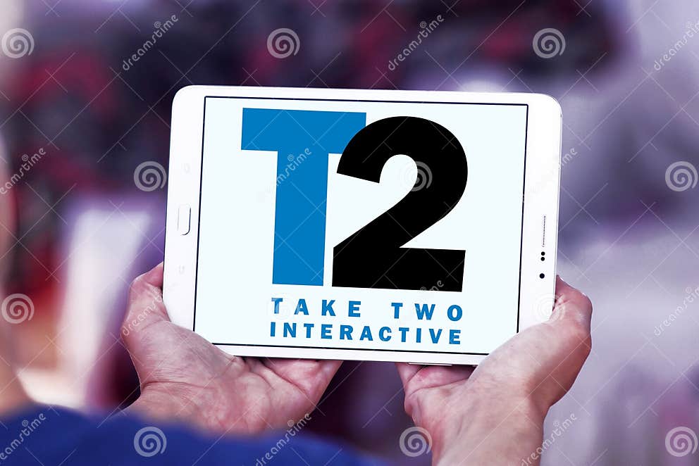 Take-Two Interactive Software Logo Editorial Image - Image of city ...