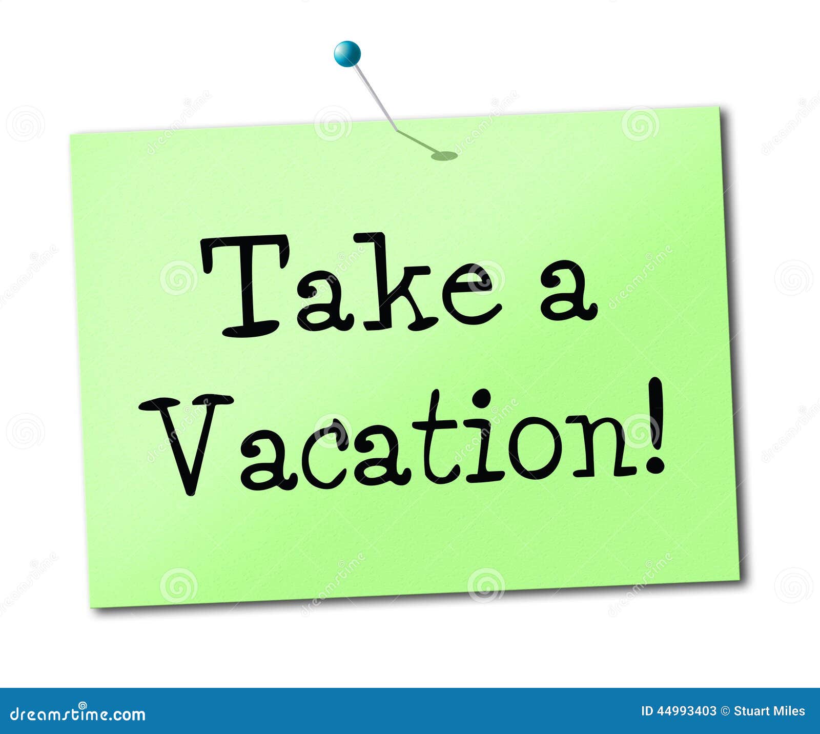 Take a Vacation Means Just Relax and Break Stock Illustration ...