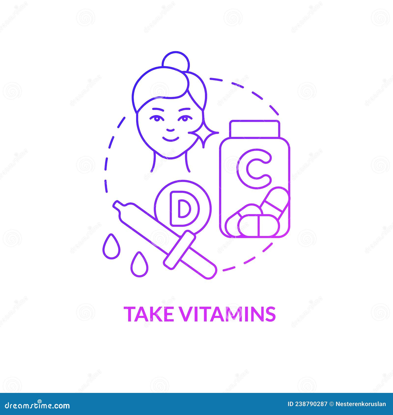 Take Vitamins Purple Gradient Concept Icon Stock Vector - Illustration ... Take Vitamins Purple Gradient Concept Icon Stock Vector - Illustration ...