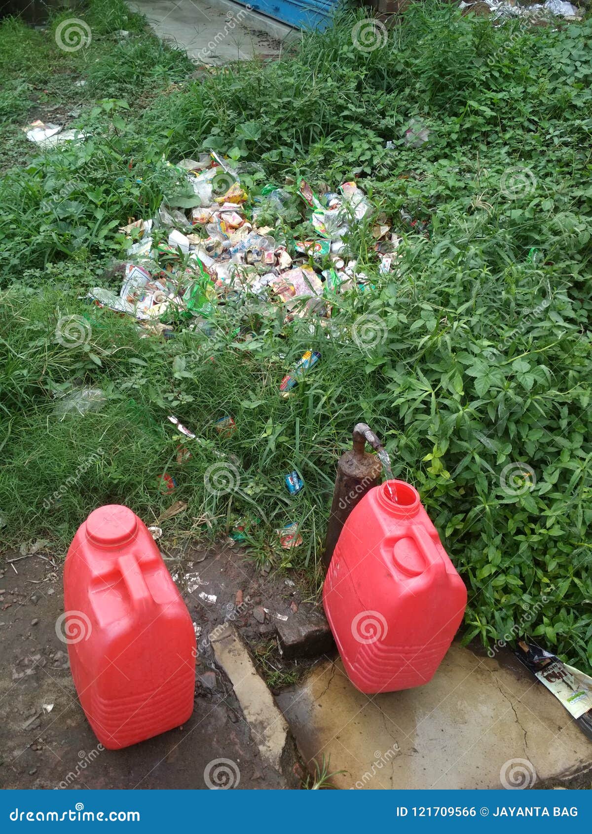 Water & dustbin stock photo. Image of water, dustbin - 121709566