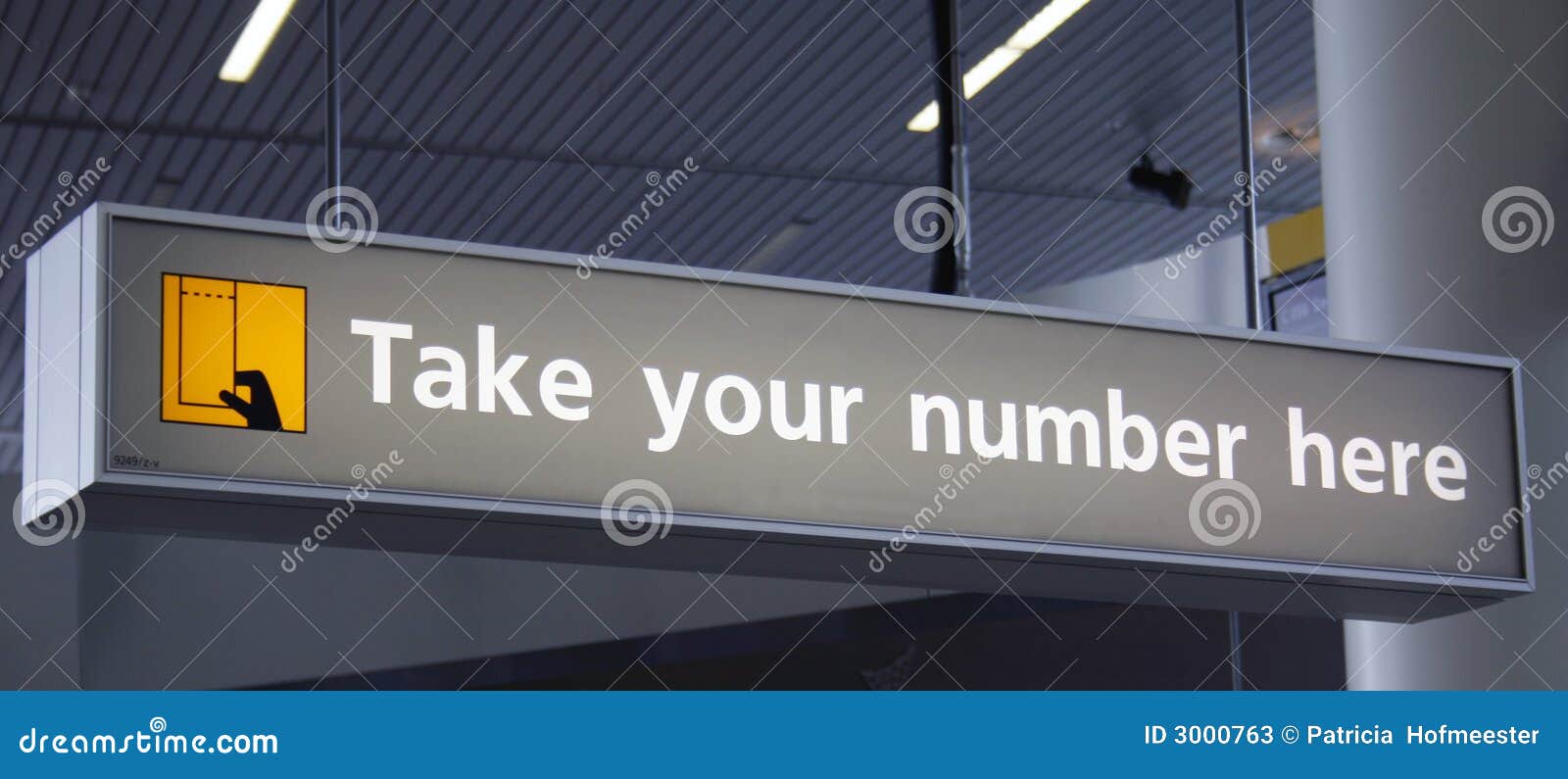 Take your number here stock image. Image of ticket, card - 3000763