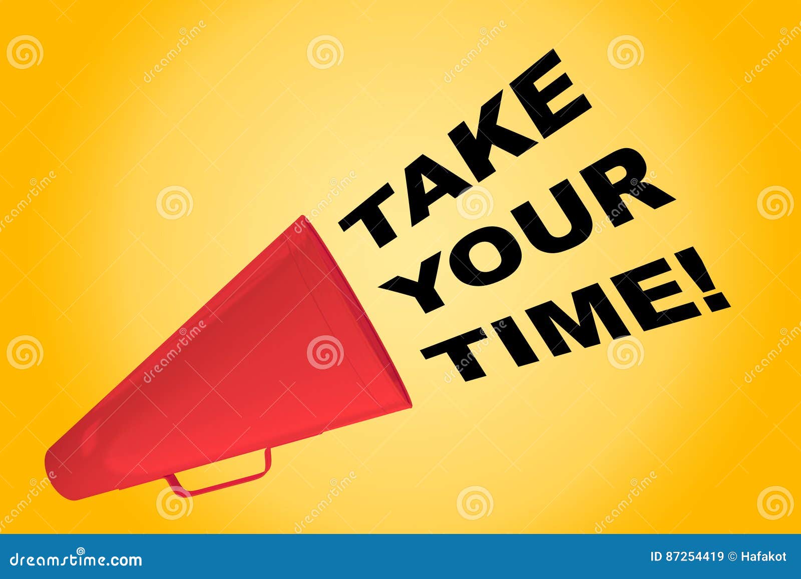 Take your Time! concept stock illustration. Illustration of reminder ...