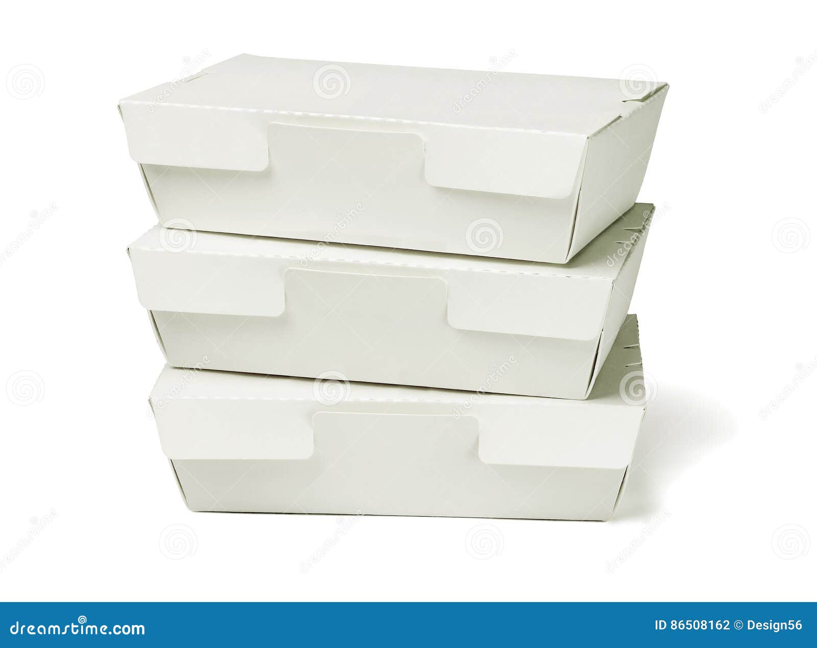 Cardboard Food Take Away Trays Royalty-Free Stock Image | CartoonDealer ...