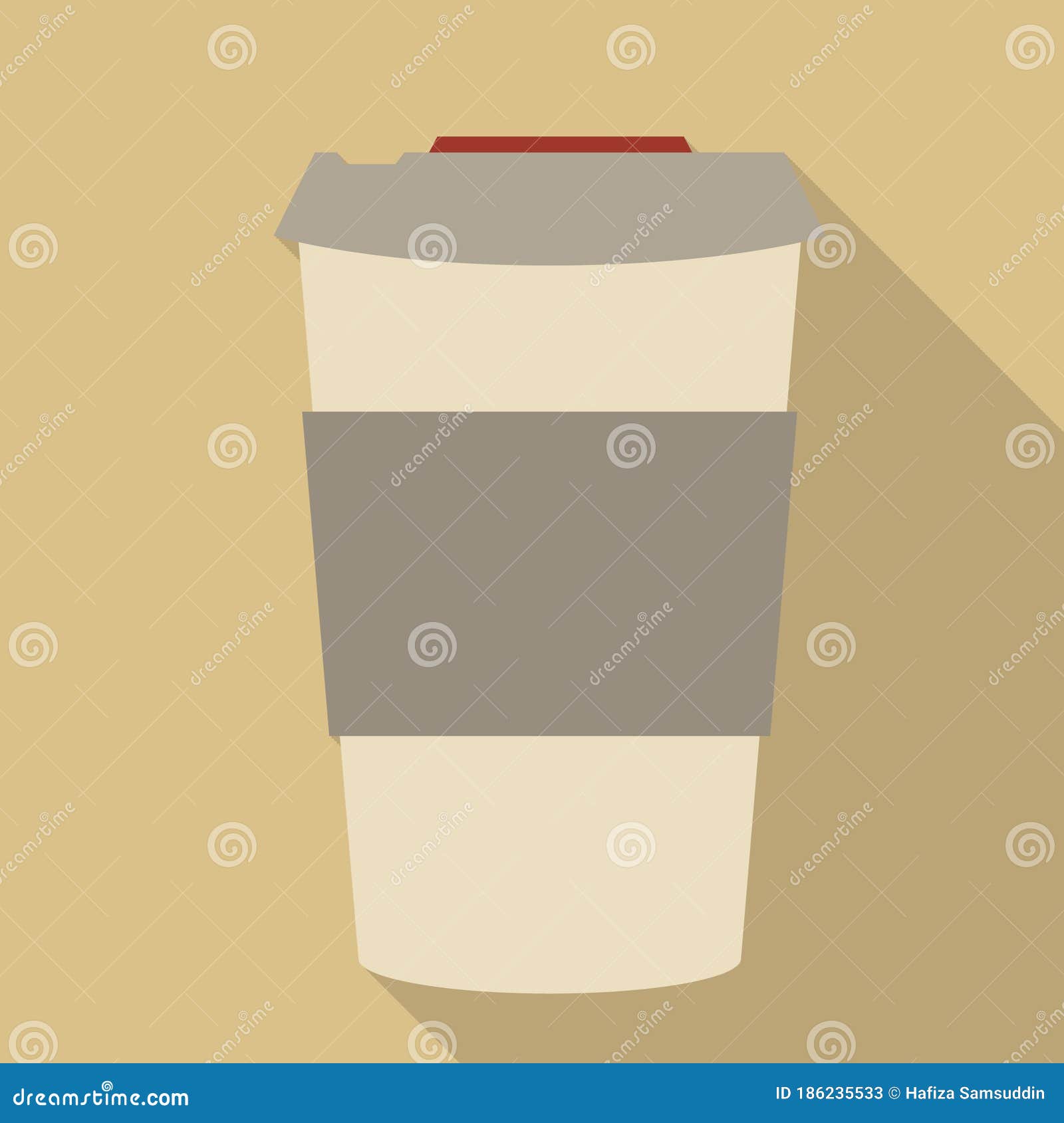 Takeaway Coffee. Vector Illustration Decorative Design Stock Vector ...