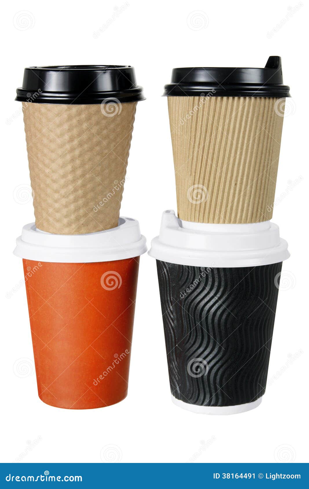 Takeaway Cups of Coffee stock image. Image of selection - 38164491