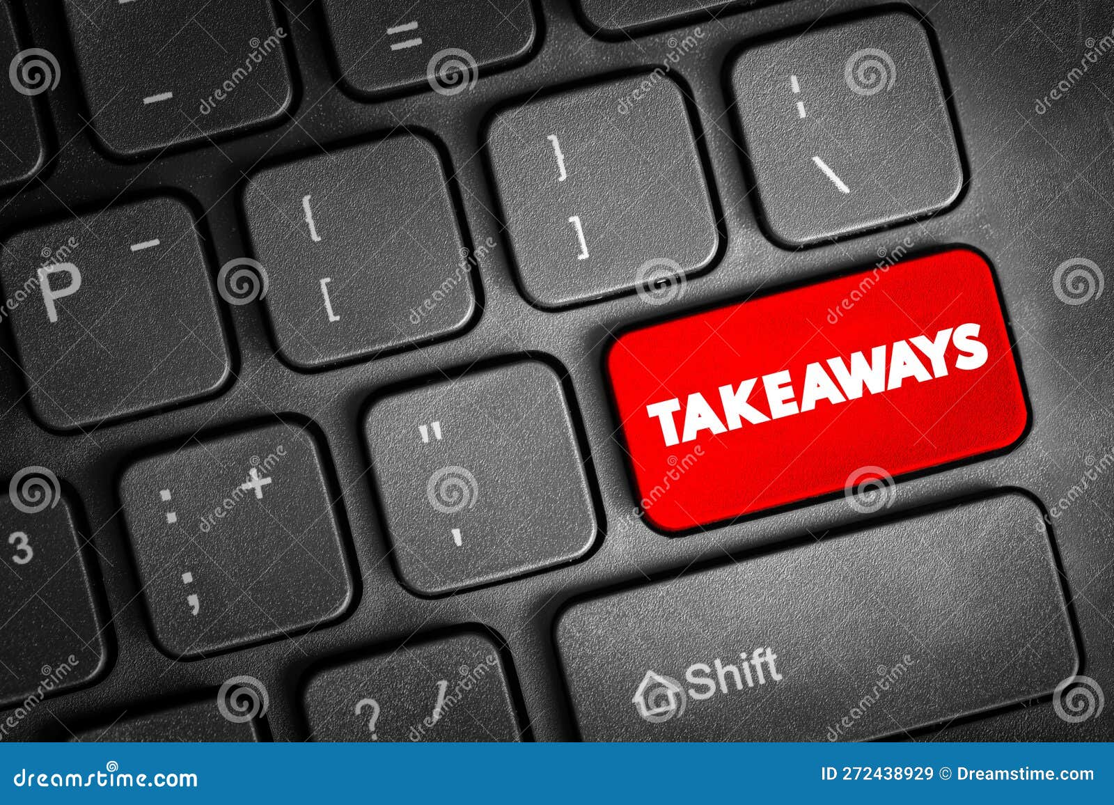 Takeaways Text Button On Keyboard, Concept Background Royalty-Free ...