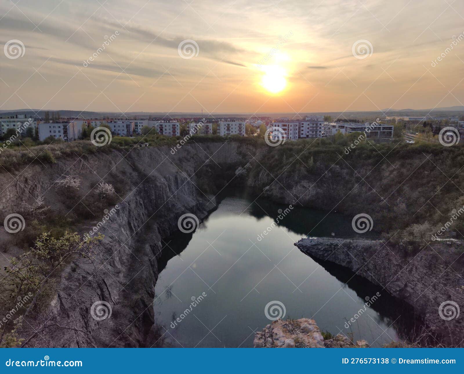 Taken from a High Place on the Mountain Stock Photo - Image of sunshine ...