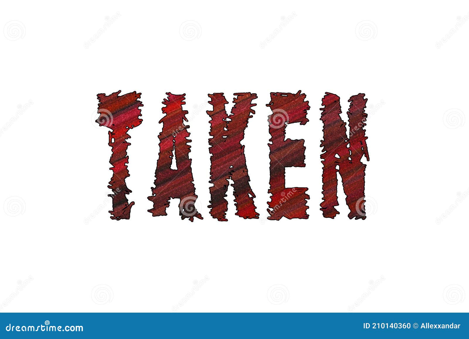 Taken Relationship Status, Banner, Poster And Sticker Stock Photography ...