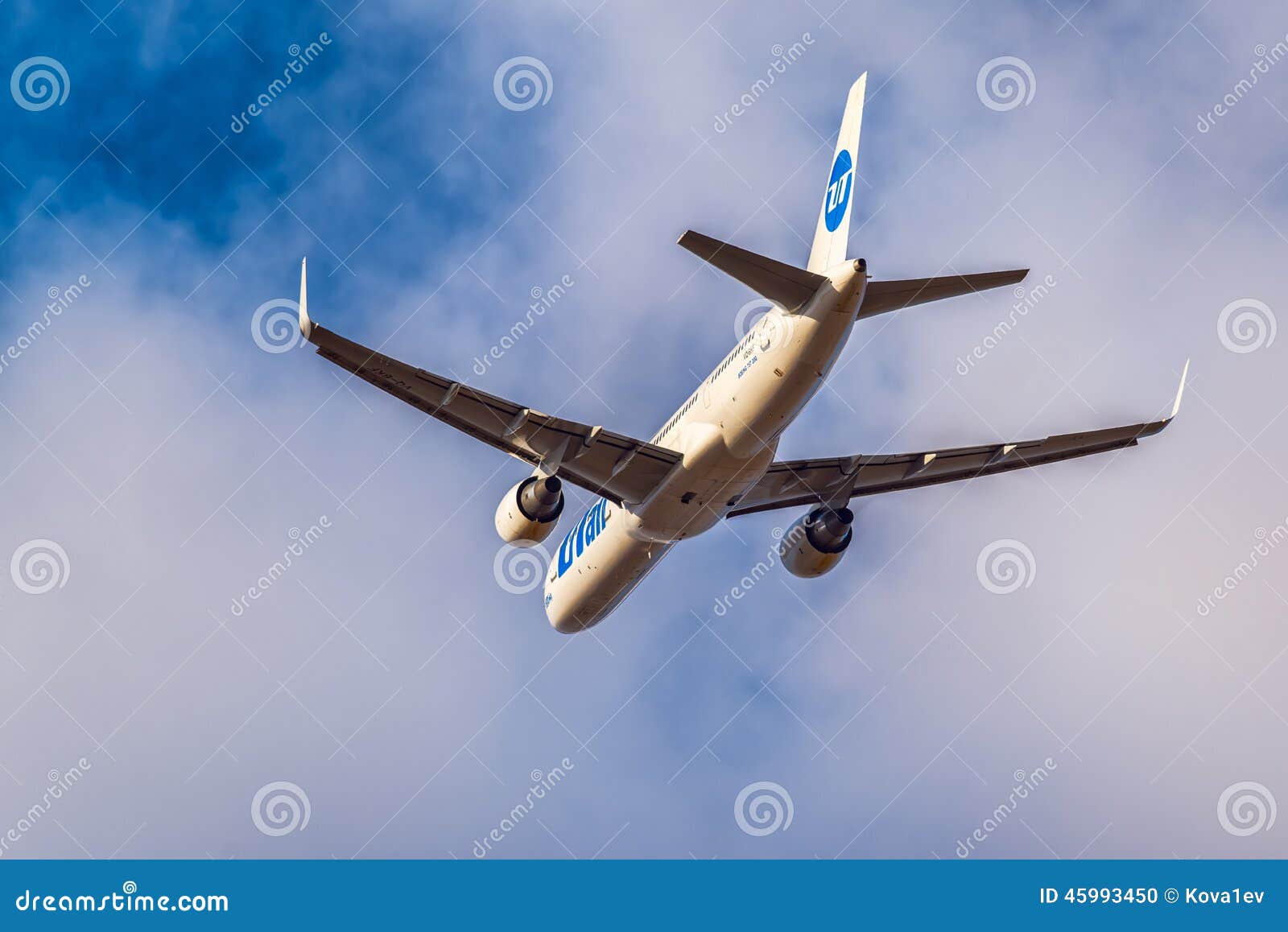 Takeoff Boeing 757-200 UTAIR VQ-BKF Editorial Image - Image of engines ...