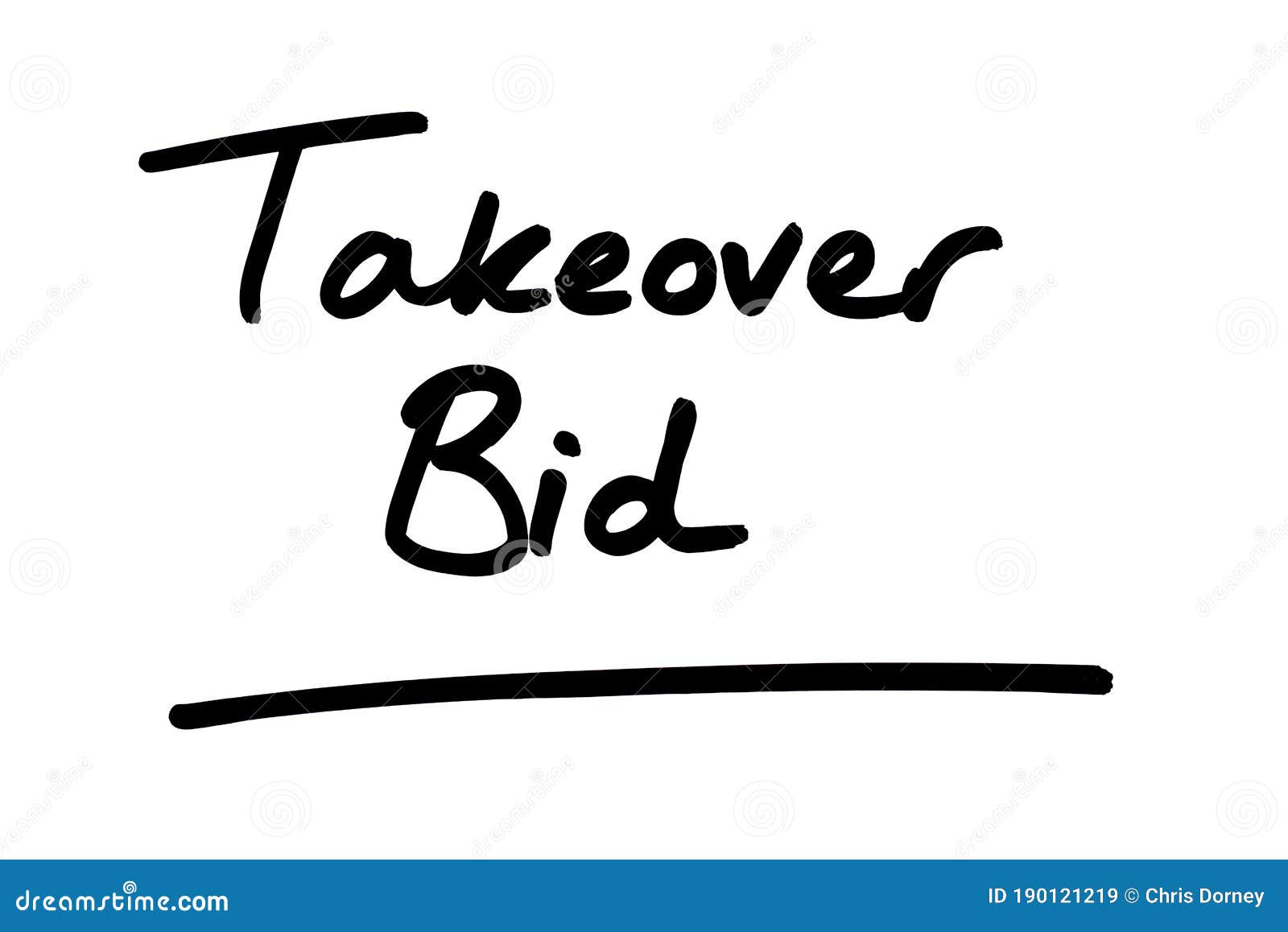 Takeover Bid stock image. Image of noticeboard, bids - 190121219