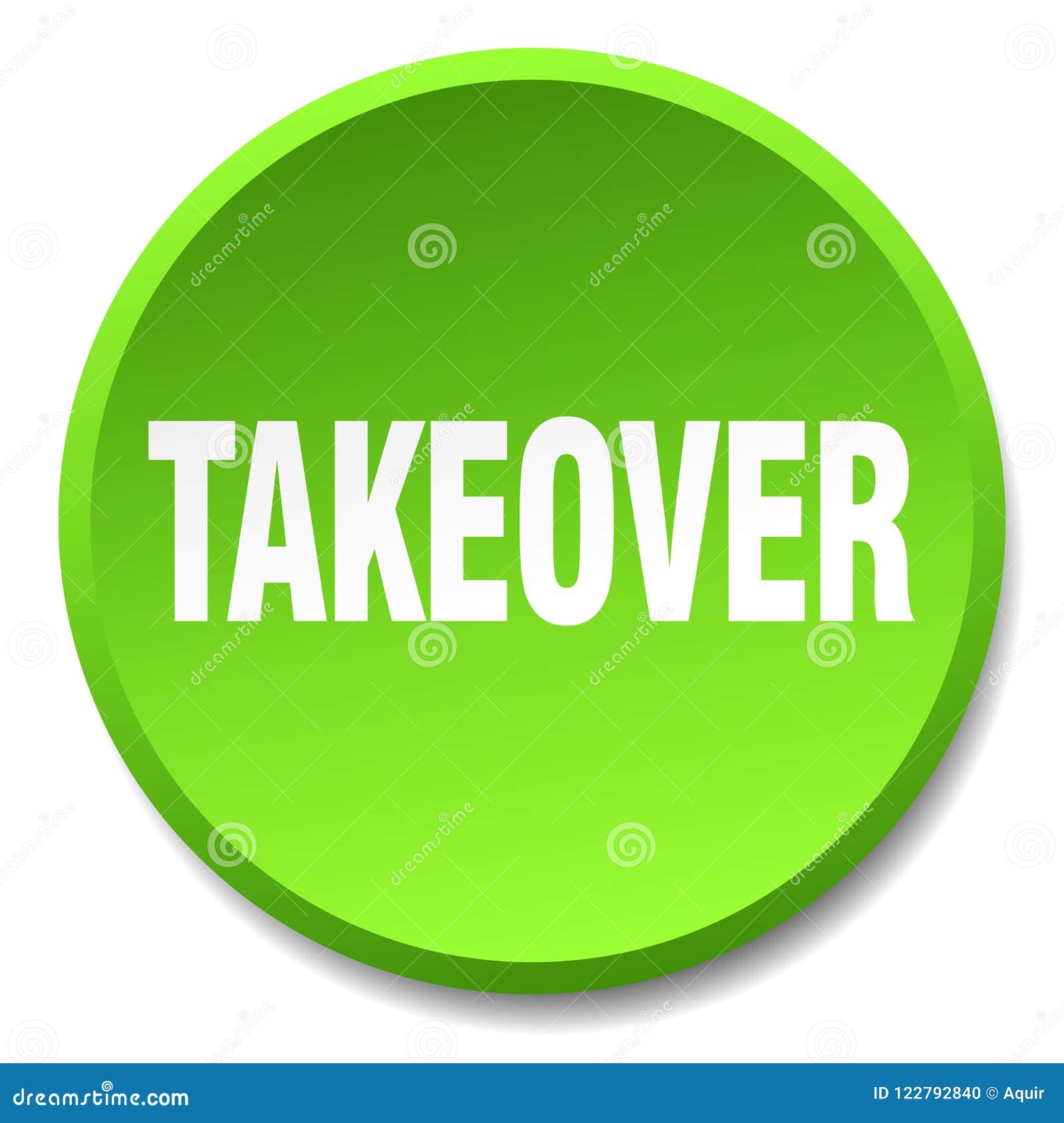 Takeover button stock vector. Illustration of icon, takeover - 122792840