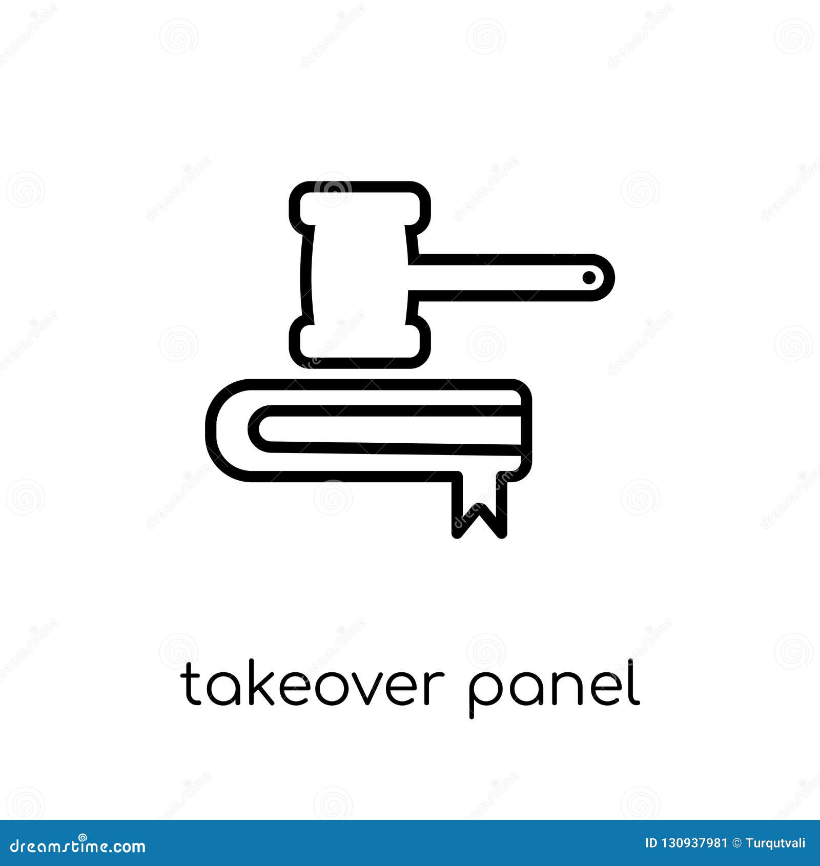 Takeover Panel Icon. Trendy Modern Flat Linear Vector Takeover P Stock ...