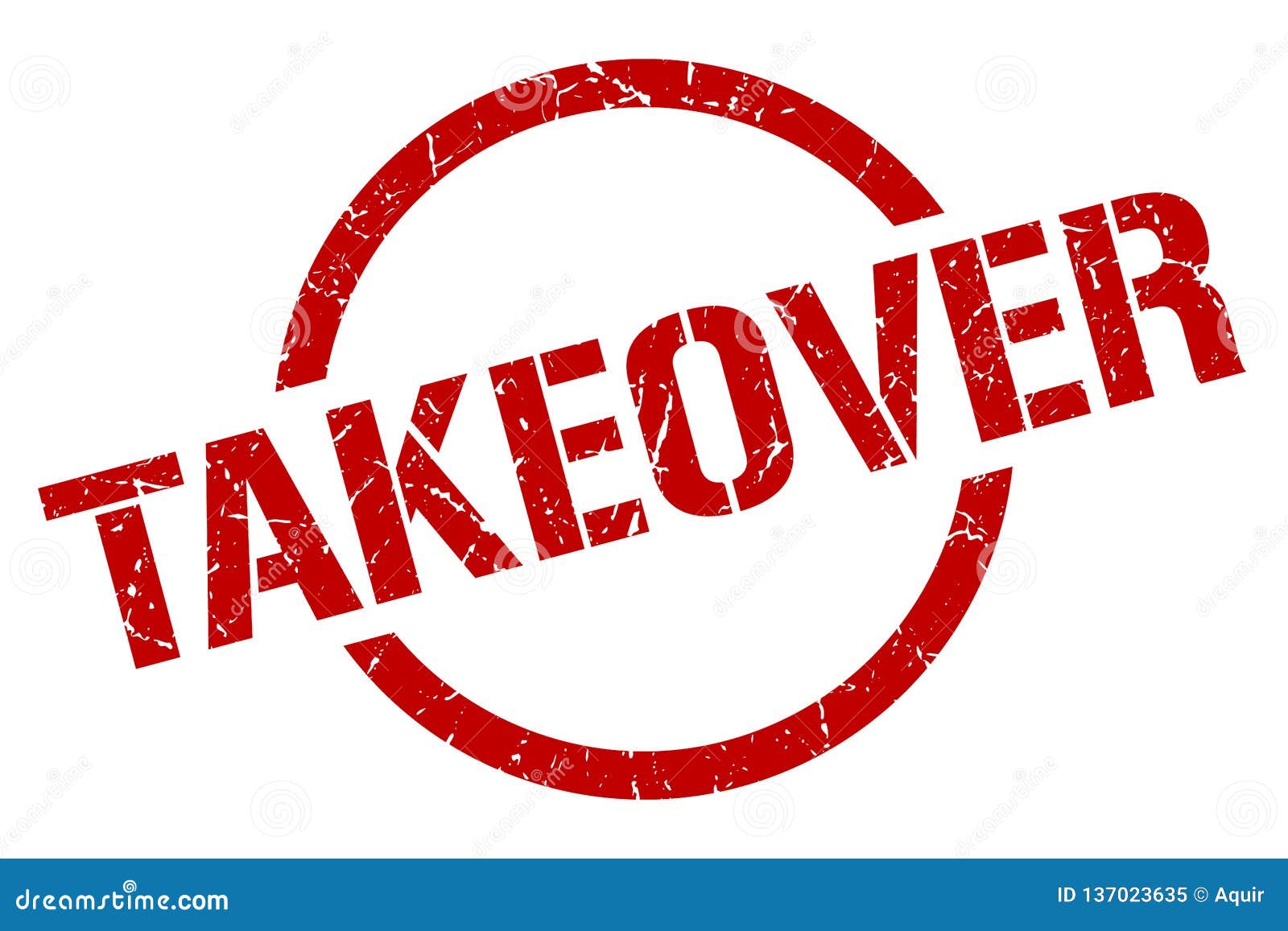 Takeover stamp stock vector. Illustration of round, button - 137023635