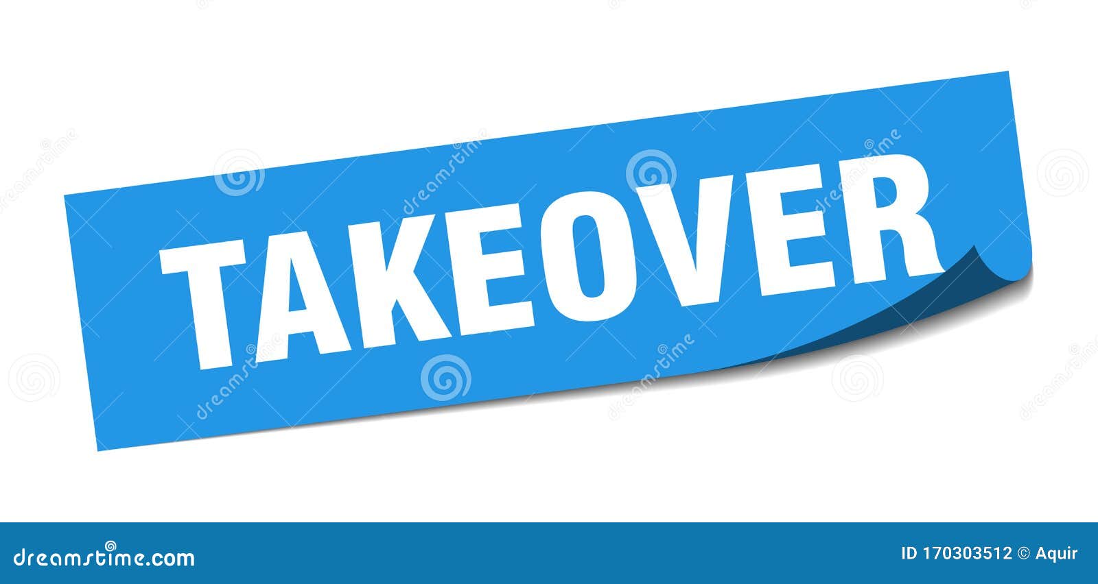 Takeover Sticker. Takeover Square Sign Stock Vector - Illustration of ...