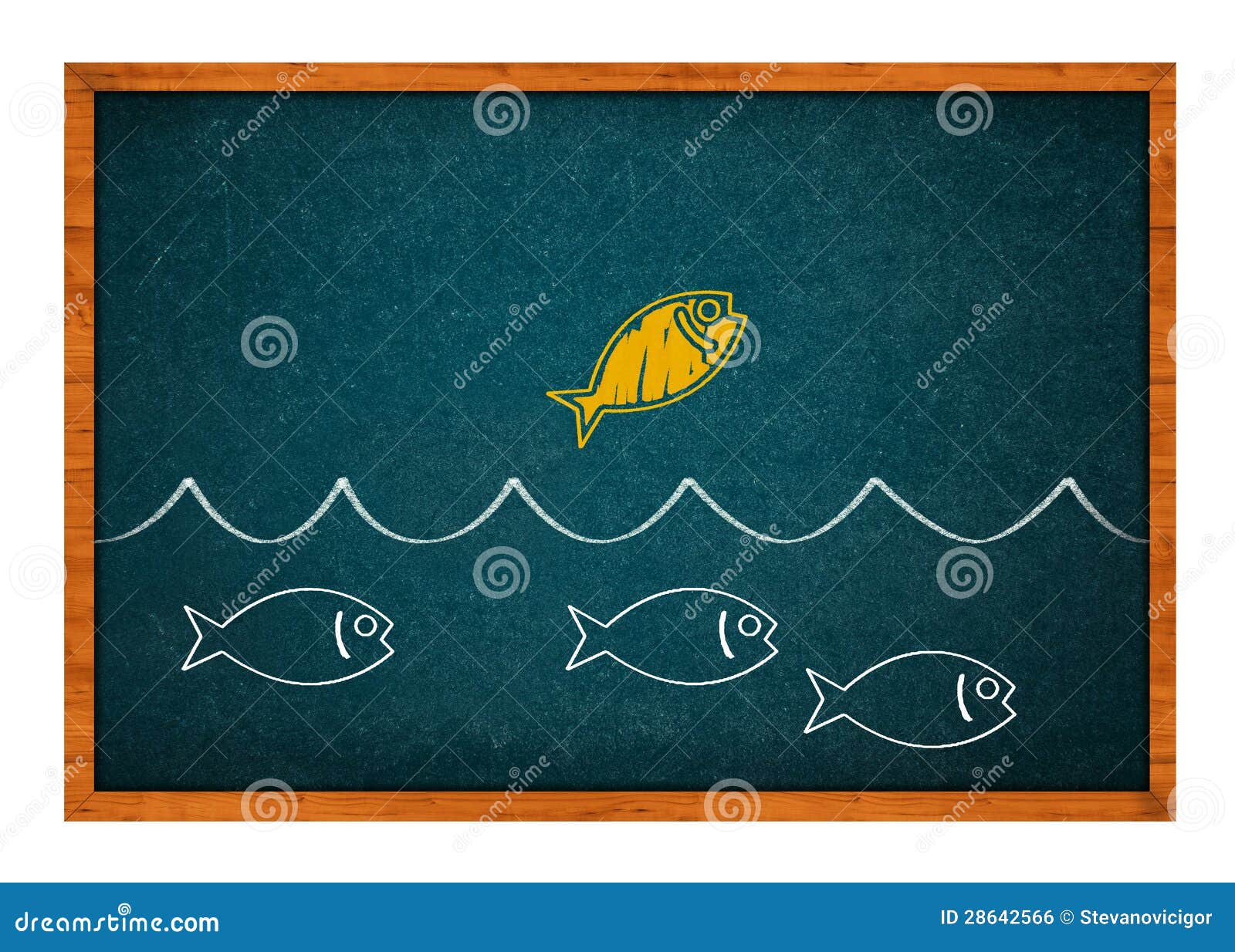 Taking advantage stock illustration. Illustration of leaeder - 28642566