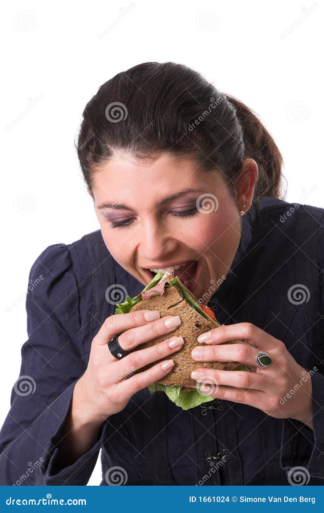 Taking a big bite stock photo. Image of food, healthy - 1661024