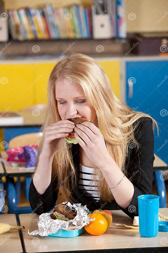 Taking a bite stock photo. Image of girls, teenager, adolescent - 16668790