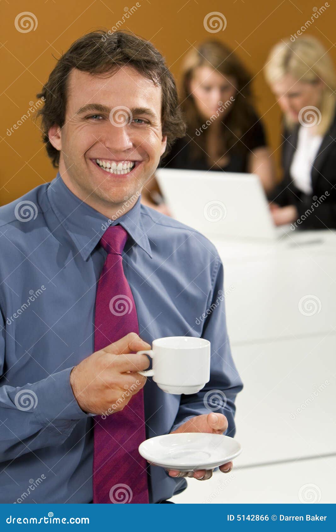 Taking a Break stock photo. Image of cooperation, manager - 5142866